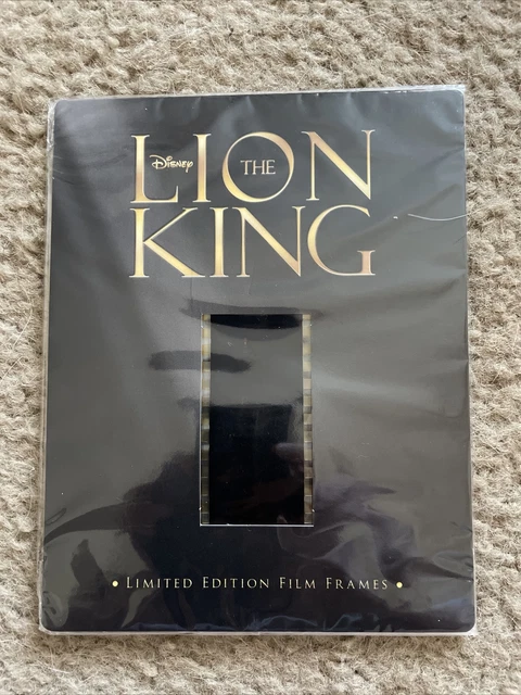 DISNEY THE LION KING Limited Edition Film Frames Cells 35 mm strip ...