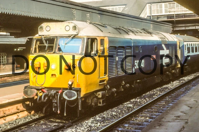 UK RAILWAY PHOTOGRAPH Of Class 50 50041. Rm50-270 £1.70 - PicClick UK