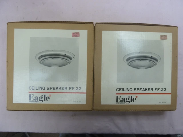 EAGLE FF.22 WHITE Ceiling Speakers 6.5Inches 8Ohms 8Watt X 2 £21.52 - PicClick UK