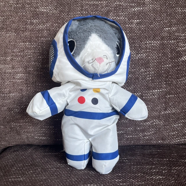 IKEA AFTONSPARV SOFT Toy Cuddly Plush Astronaut Cat Kitten Space Suit ...