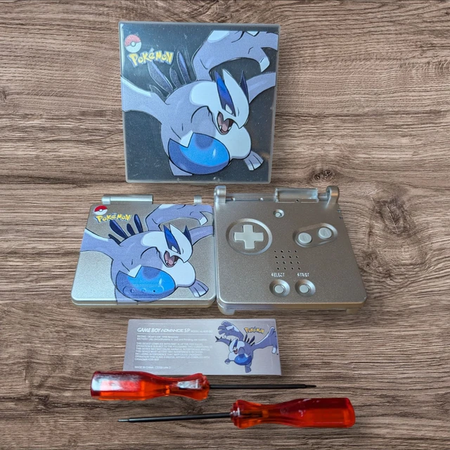 NINTENDO GAME BOY Advance SP Lugia Shell And Custom Box £29.99 ...