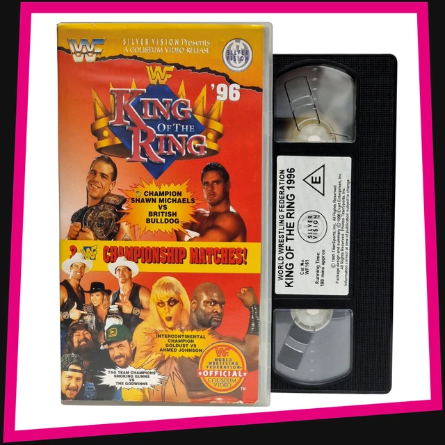 KING OF THE Ring 1996 - WWF/WWE VHS PPV 1996 Silver Vision £15.95 ...