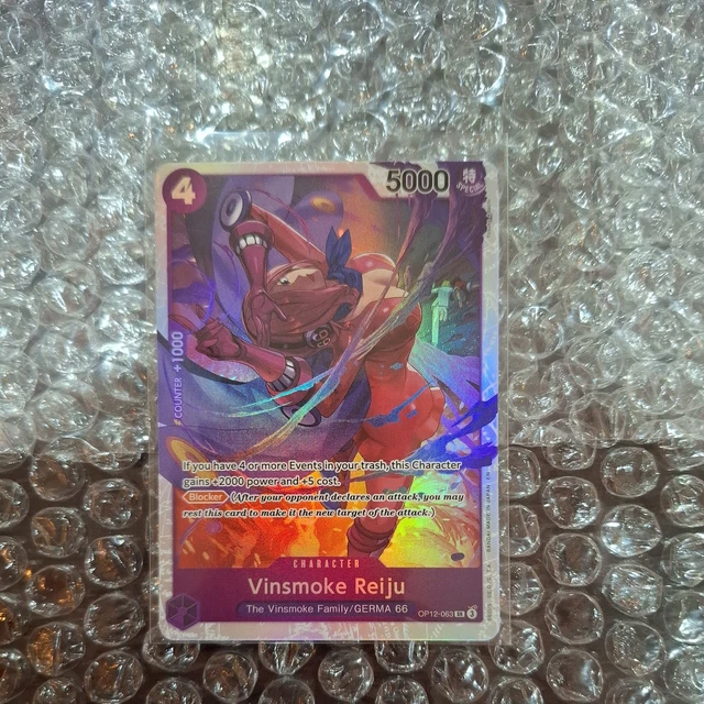 VINSMOKE REIJU OP12-063 SR Legacy of the Master $6.00 - PicClick AU