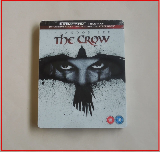 THE CROW 30TH Anniversary Edition - Uk Zavvi 4K Ultra Hd + Blu-Ray Steelbook ** £59.97 - PicClick UK