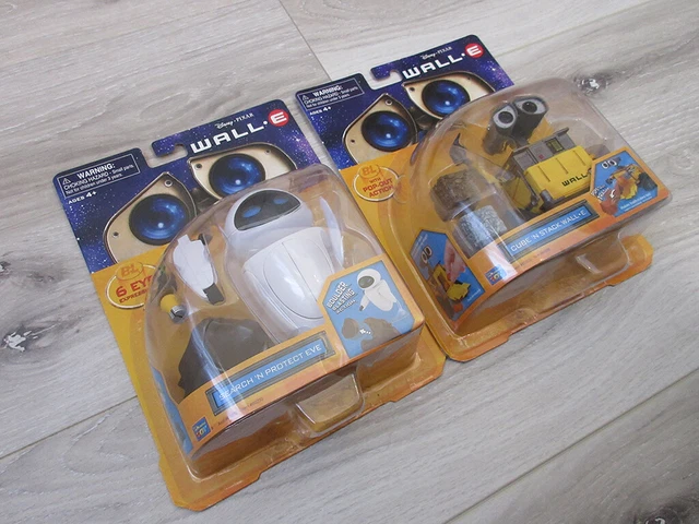 PIXAR DISNEY WALL-E Wall E Deluxe Figure Set Of 2 Cube Stack Search And ...
