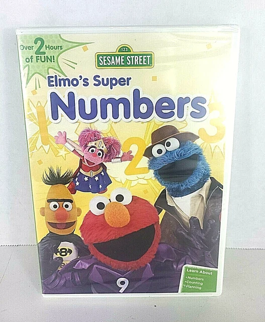 SESAME STREET: ELMO'S Super Numbers DVD Movie Brand New Factory Sealed ...