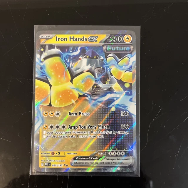 POKÉMON TCG IRON Hands ex Paradox Rift 070/182 Holo Double Rare $16.00 ...