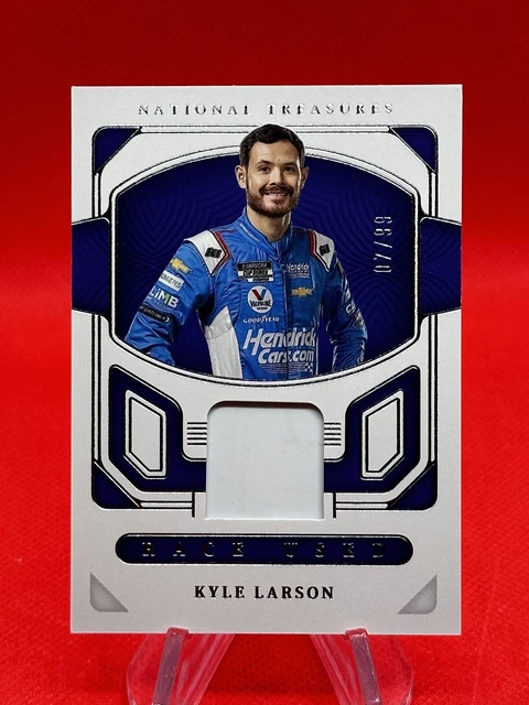 2023 KYLE LARSON National Treasures Course Nascar Tôle D'occasion #07/ ...