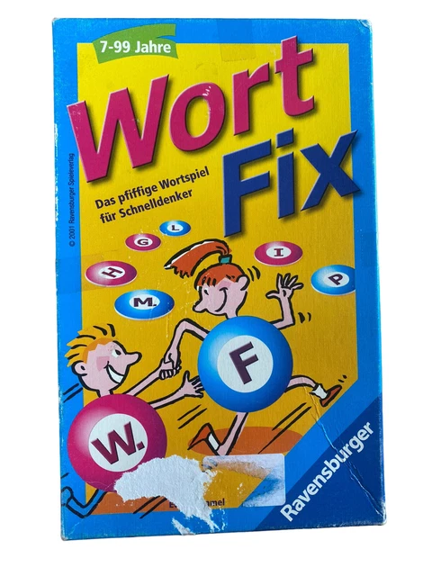 RAVENSBURGER WORD FIX Rarity Collection Rare Vintage 2001 Retro £7.19 ...