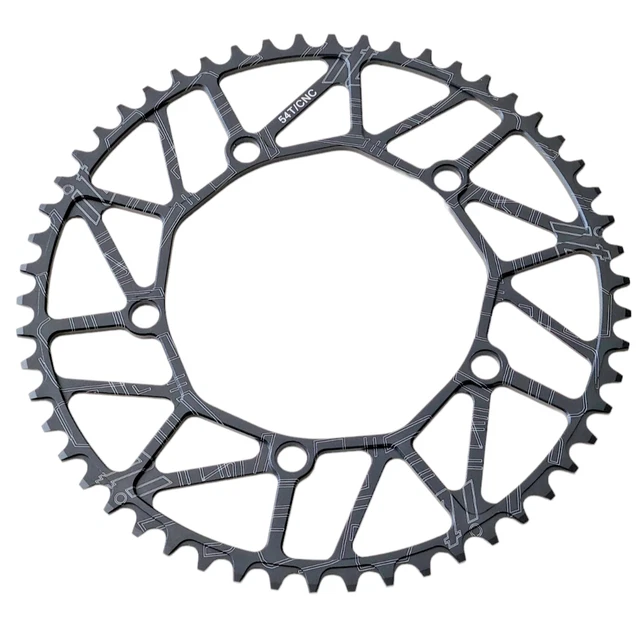 UK STOCK - Litepro 54T Chainring 130BCD Narrow Wide Alloy Black 100g £ ...