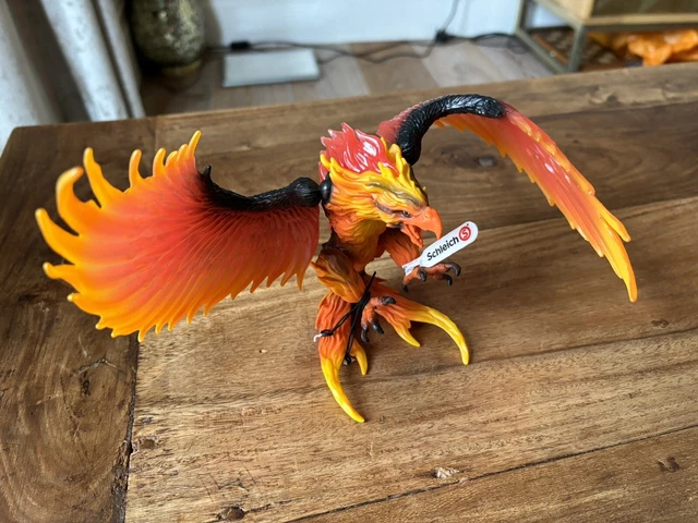 SCHLEICH ELDRADOR CREATURES 42511 Fire Eagle Mythical Creature Figure £ ...