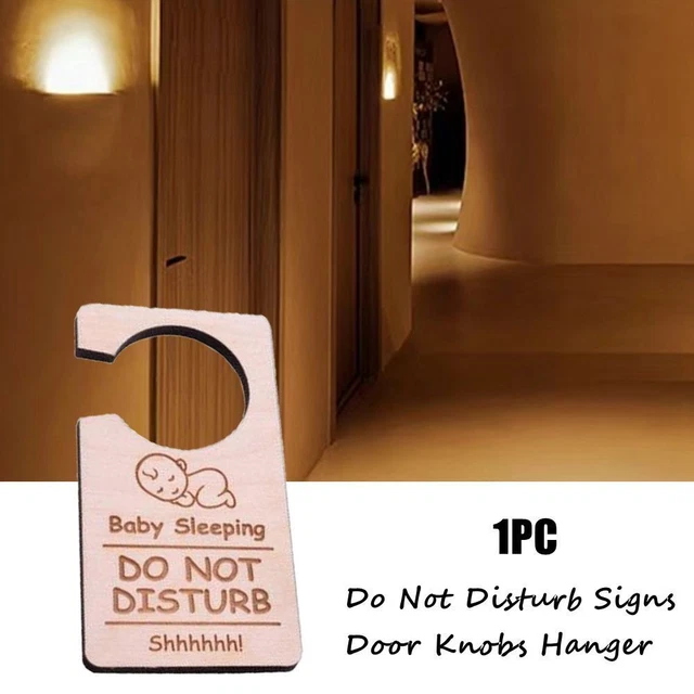 PLEASE DO NOT Disturb Door Sign Wood Door Hanger Hotel Bulletin Board ...