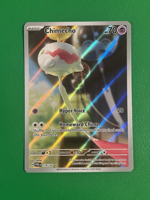CHIMECHO 179/167 ILLUSTRATION Rare Twilight Masquerade Pokemon Near ...