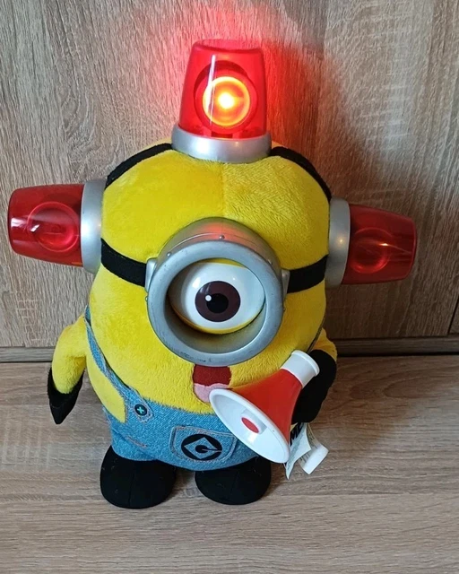 MINION BEE-DO FIREMAN Plush Interactive Toy 13" £7.50 - PicClick UK