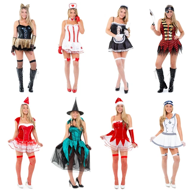 WOMENS LADIES ADULT Fancy Dress Sexy Halloween Hen Party Costume £7.95 ...