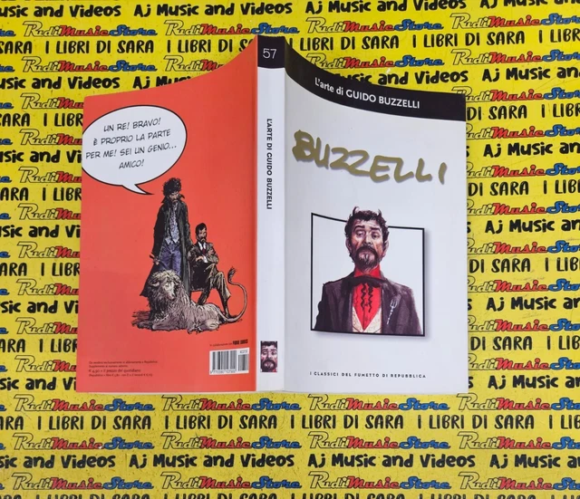 FUMETTO COMICS GUIDO BUZZELLI l'arte CLASSICI DEL FUMETTO DI REPUBBLICA ...