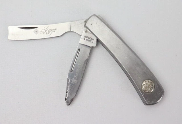 VINTAGE SMITH & Wesson CKRD Folding Razor and Pocket Knife First ...