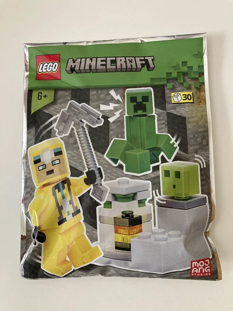 LEGO MINECRAFT: CAVE Explorer, Creeper and Slime Foil Pack Set 662302 ...