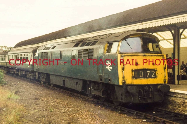 UK RAILWAY PHOTOGRAPH Of Class 52 Western D1072. Rm52-180 £1.70 ...