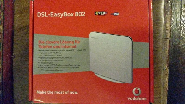 VODAFONE DSL-EASYBOX 802 WLAN UMTS ISDN Router EUR 20,00 - PicClick DE