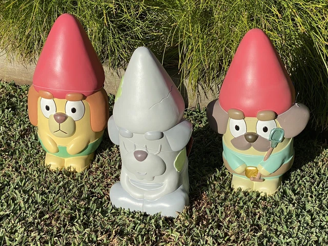 BLUEY HAMMERBARN GNOMES. SET OF 3 with Tags. BRAND NEW. Hecuba Tony ...