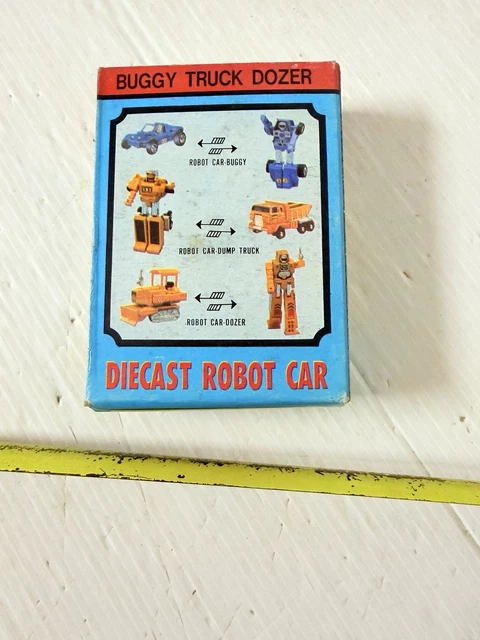 ROBOT TRANSFORMERS DIE Cast Coche Buggy Camión Bulldozer EUR 52,89 ...