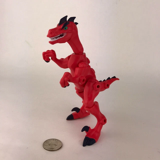 HERO MASHERS 6 INCH loose Figure JURASSIC WORLD RED RAPTOR JP JW A3 $2. ...