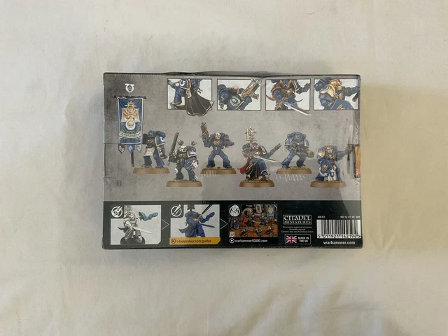 WARHAMMER 40K SPACE Marines Company Command neuf dans sa boîte EUR 161 ...