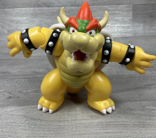 WORLD OF NINTENDO Bowser Super Mario Bros Toy Deluxe Figure Jakks ...
