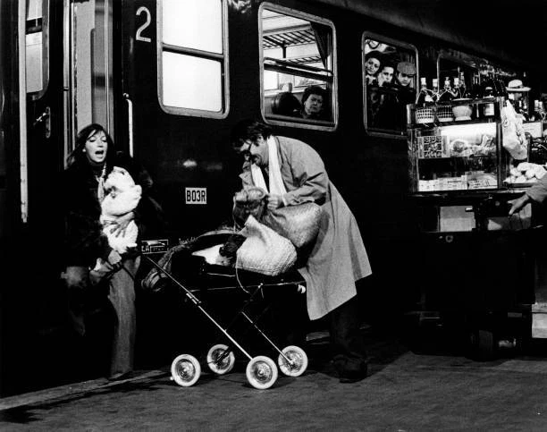 SWEDISH BORN ITALIAN Actor Lou Castel & Italian Actress Mariangela OLD ...