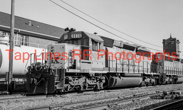 CSX 8036 & 8070 SD40-2 Kingsport TN 2-15-1998 Tom King New 5x8 Photos £ ...