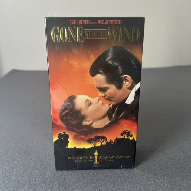 GONE WITH THE Wind VHS 1998 2 Tape Box Set MGM Classic Movie New ...