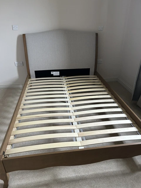 NEXT JOSIE UPHOLSTERED Double Wooden Bed Frame £75.00 - PicClick UK