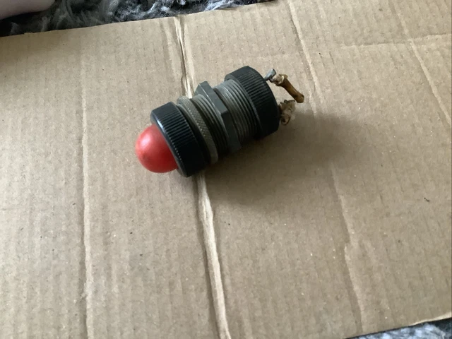 RARE VINTAGE CLASSIC Car Dashboard Light. Red Original Part £15.00 ...