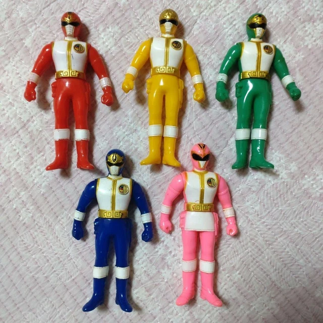 MIGHTY MORPHIN POWER Rangers super sentai Dairanger Figure set 12cm £68 ...