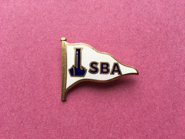 C1960S-70S VINTAGE SBA STEAM BOAT ASSOCIATION ENAMEL PIN BADGE £19.99 ...