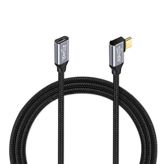 PD 100W MALE to Female Type C Cable Extension Cable USB 3.1 Gen 2 Fast ...