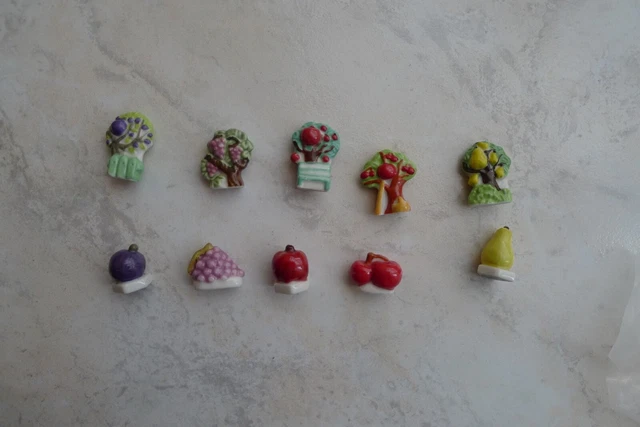 SÉRIE COMPLÈTE DE fèves fruits/ arbres EUR 9,50 - PicClick FR