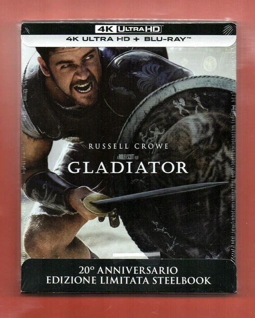 GLADIATOR - 4K UHD + 2D - Blu-ray Steelbook - NEU/OVP EUR 34,13 - PicClick DE
