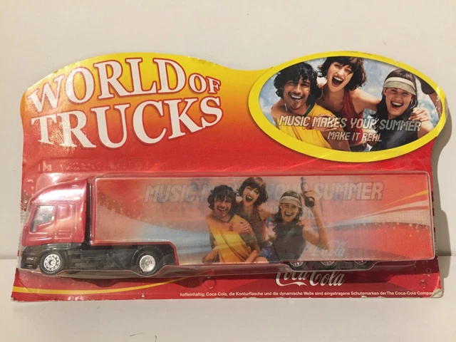 COCA COLA CAMION "WORLD OF TRUCKS" au 1/87ème à image changeante EUR 13 ...