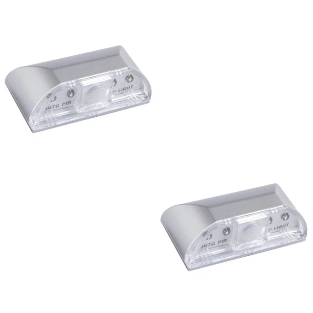 2 PACK DOOR Security Devices Small Night Light Infrared Sensor Lamp £31 ...