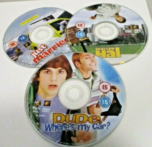 JUST MARRIED/SHALLOW HAL/DUDE, Where's My Car? DVD Ashton Kutcher (2004 ...