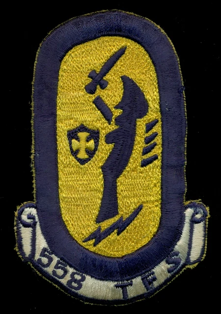 USAF 558TH TACTICAL Fighter Squadron Vietnam version #4 patch S-13 EUR ...