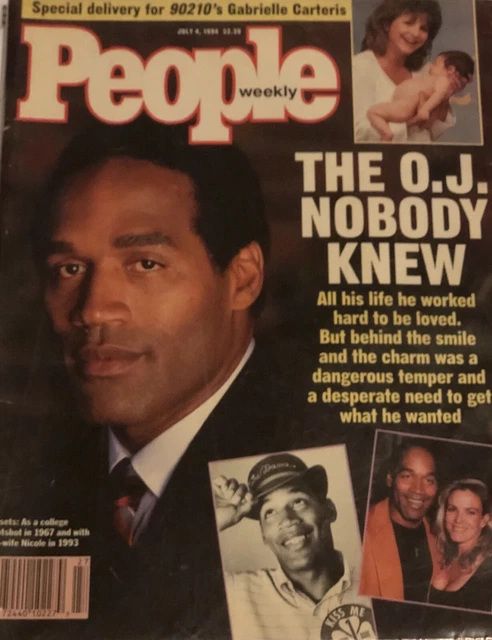 PEOPLE MAGAZINE (JULY 4, 1994) O.J. SIMPSON - THE OJ NOBODY KNEW £9.88 ...