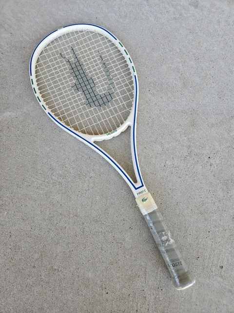 VINTAGE LACOSTE FIRST C Fiber Tennis Racquet Racket JR1 Juniors Read ...