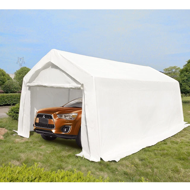 CARPORT 3M X 6m Outdoor Car Port Canopy Car Cover Portable Garage ...