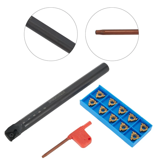 SNR0016Q16 16MM 5/8 CNC Lathe-Internal Filettatura Frecce Strumento ...