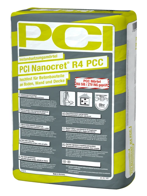 PCI NANOCRET R4 PCC 25 kg Instandsetzungsm?rtel Reparaturm?rtel ...