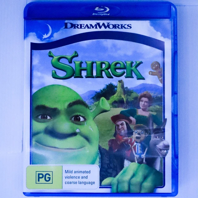 SHREK (BLU-RAY, 2001) Mike Myers, Eddie Murphy, Cameron Diaz ...