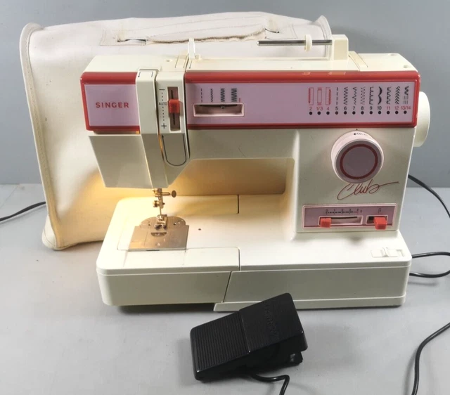 MACHINE A COUDRE SINGER CLUB 6230 Vintage Couture Tissu Vetement Loisir ...